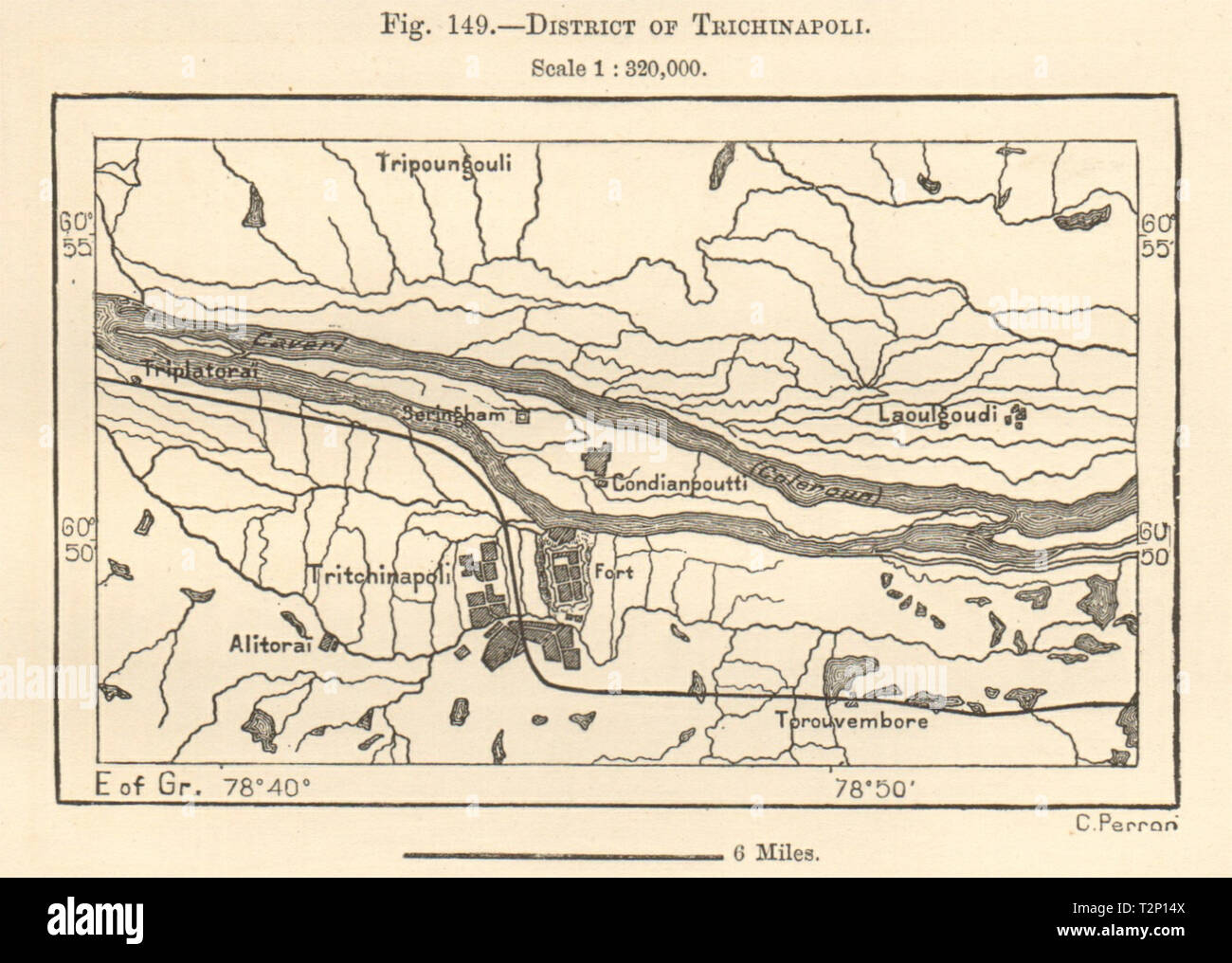 Tiruchirappalli map hi-res stock photography and images - Alamy