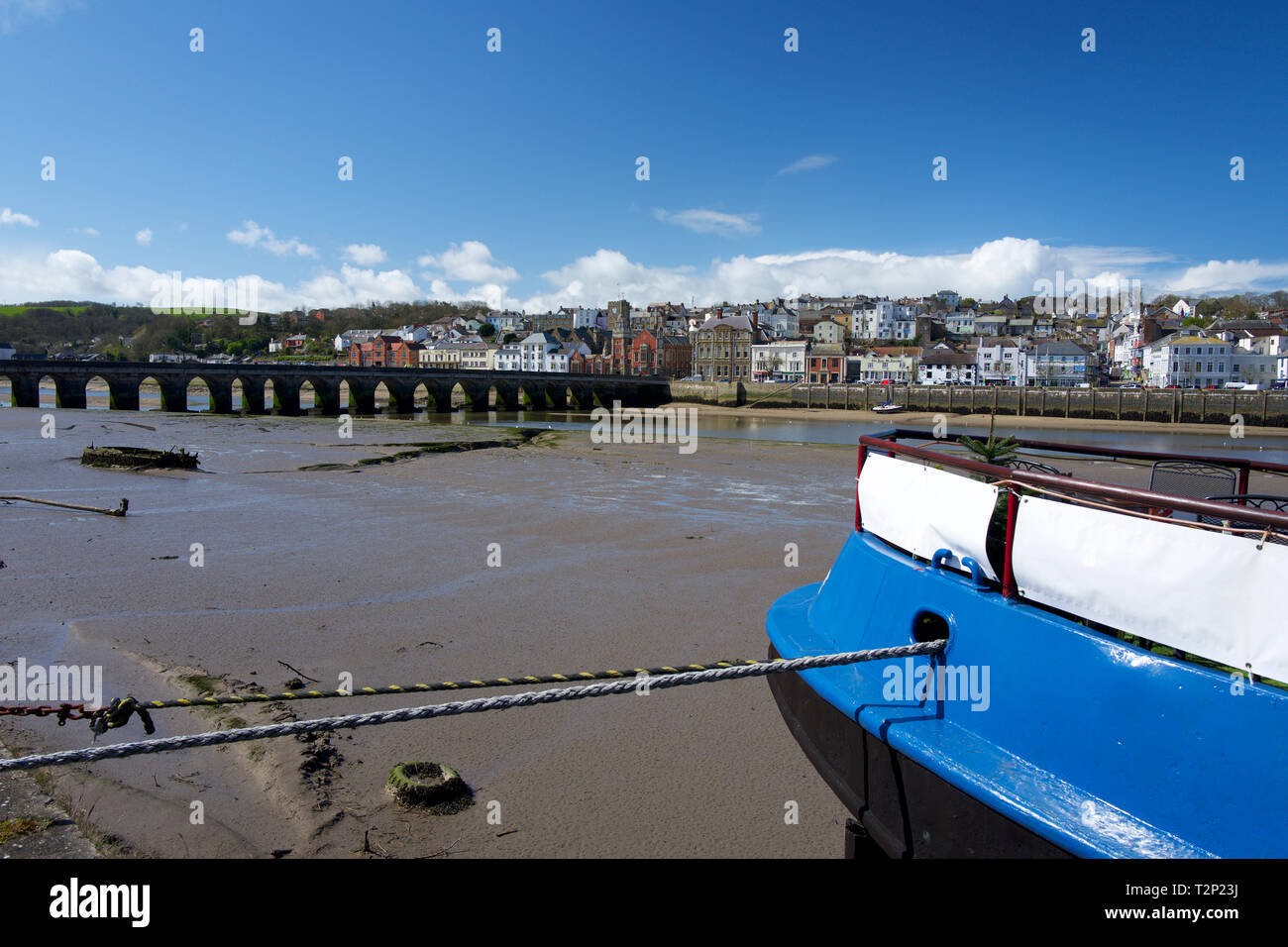 Bideford town, Devon UK Stock Photo - Alamy