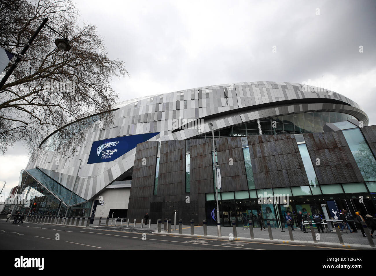 A general view of Tottenham Hotspur Stadium during the Premier League ...
