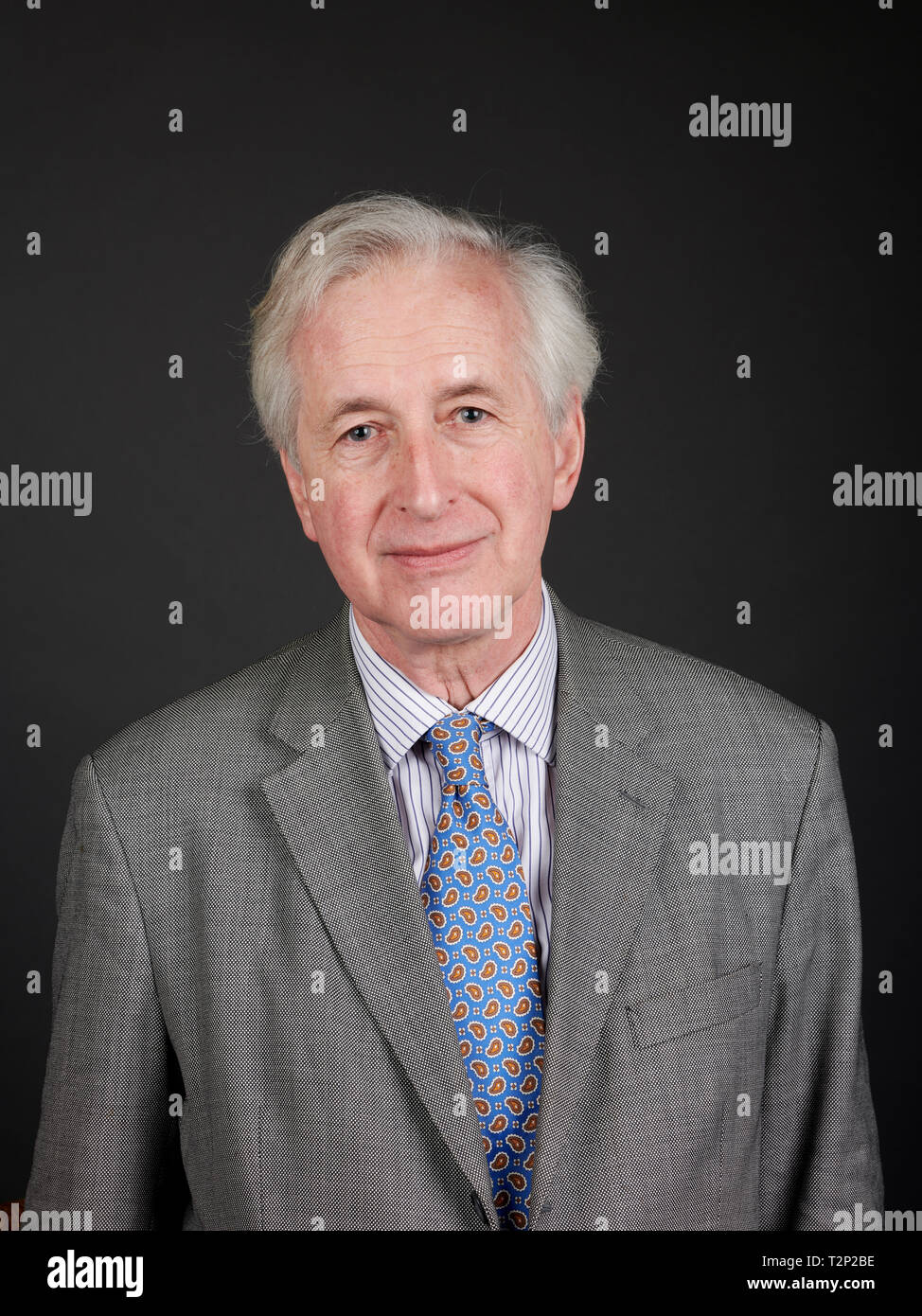 Hugo Vickers at The Oldie Literary Lunch 02/04/19 Stock Photo - Alamy