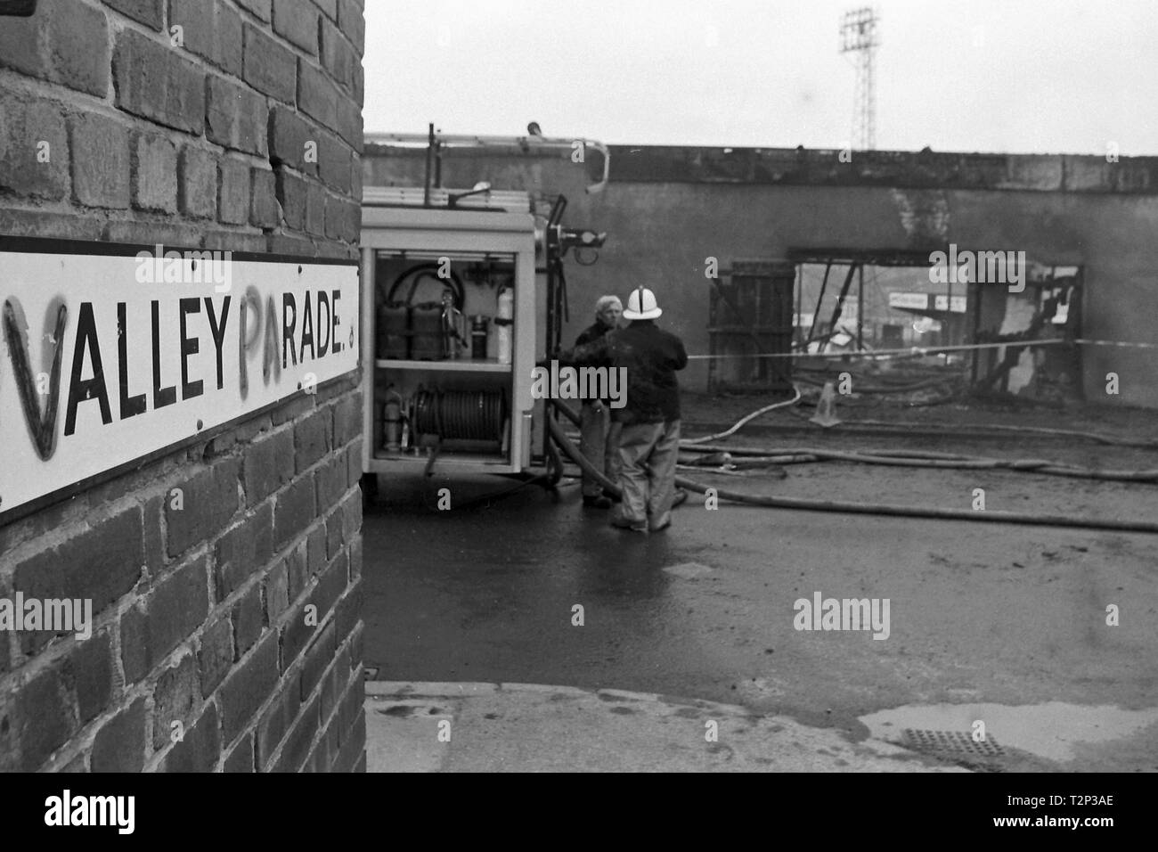 Bradford city fire Black and White Stock Photos & Images - Alamy