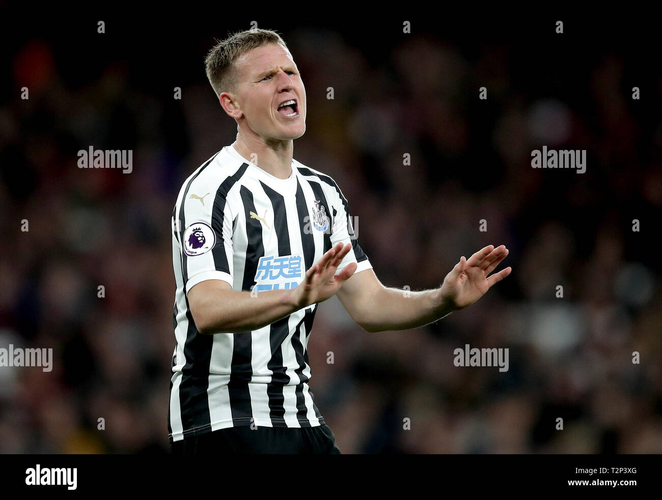 Newcastle United's Matt Ritchie Stock Photo - Alamy