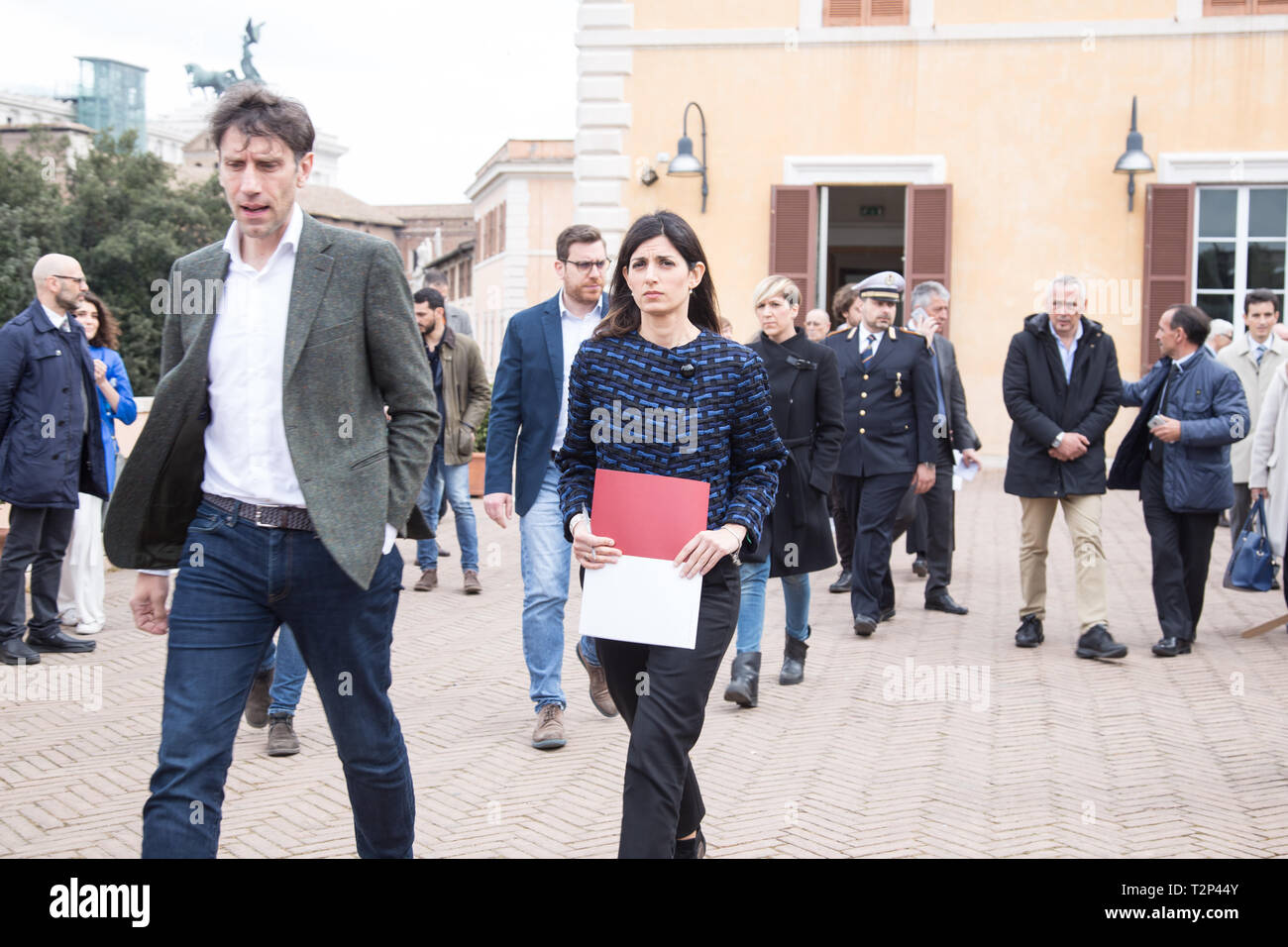 Virginia Raggi Mayor of Rome Virginia Raggi presented the photo ...