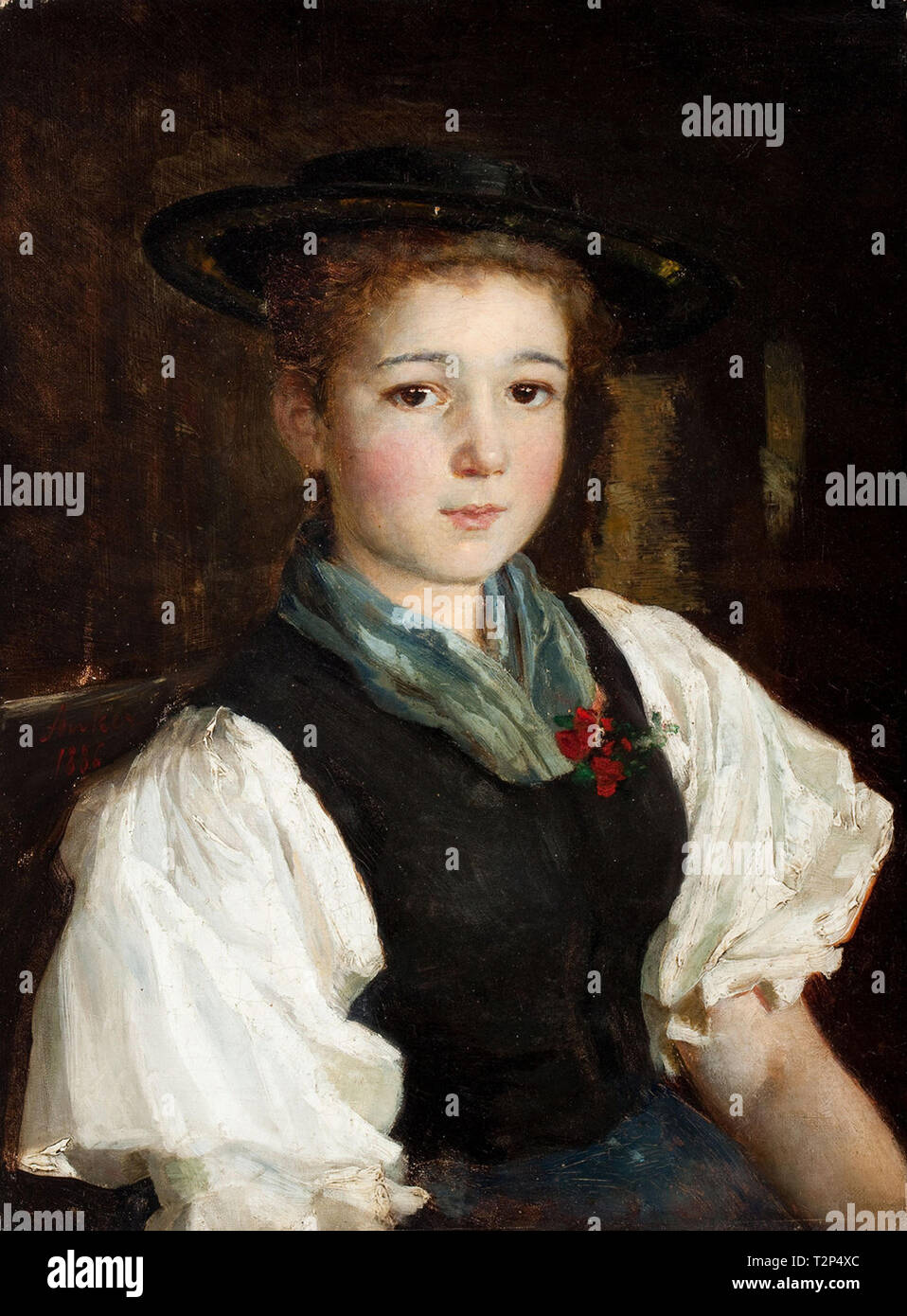 Vintage portrait art Stock Photo - Alamy