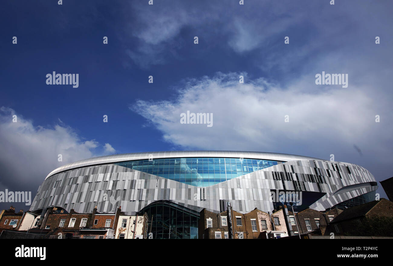 General view outside The Tottenham Hotspur Stadium, London Stock Photo ...