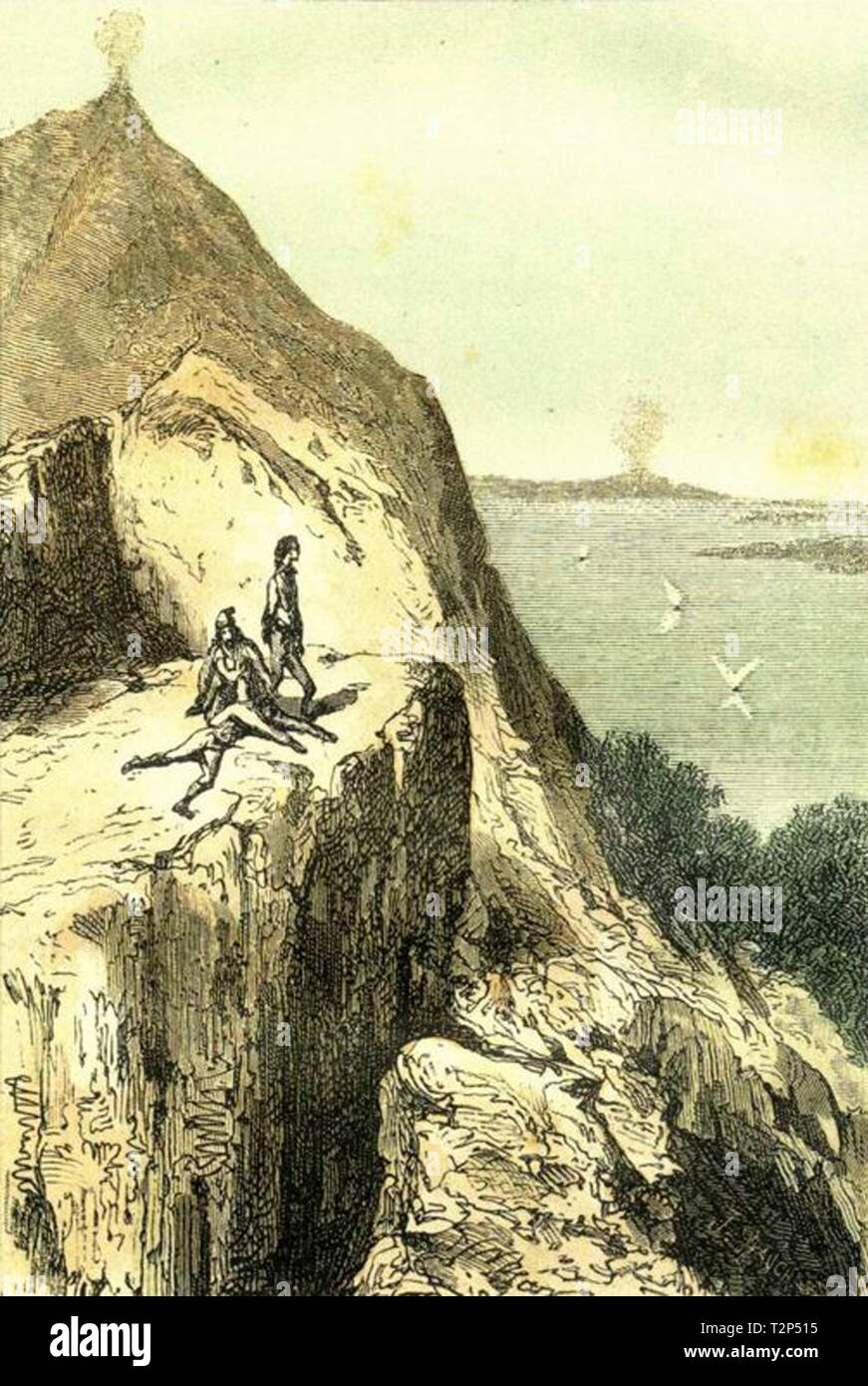 Vintage etching illustration Stock Photo - Alamy