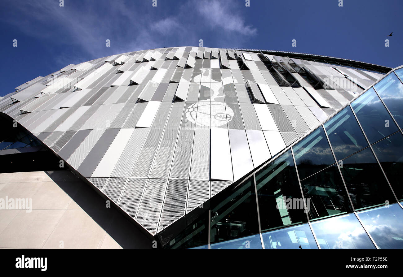 General view outside The Tottenham Hotspur Stadium, London Stock Photo ...