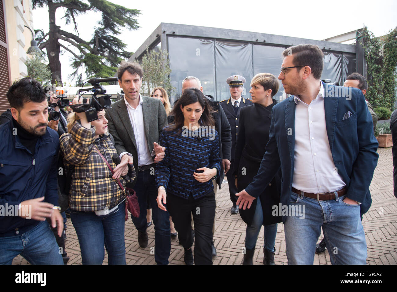Virginia Raggi Mayor of Rome Virginia Raggi presented the photo ...