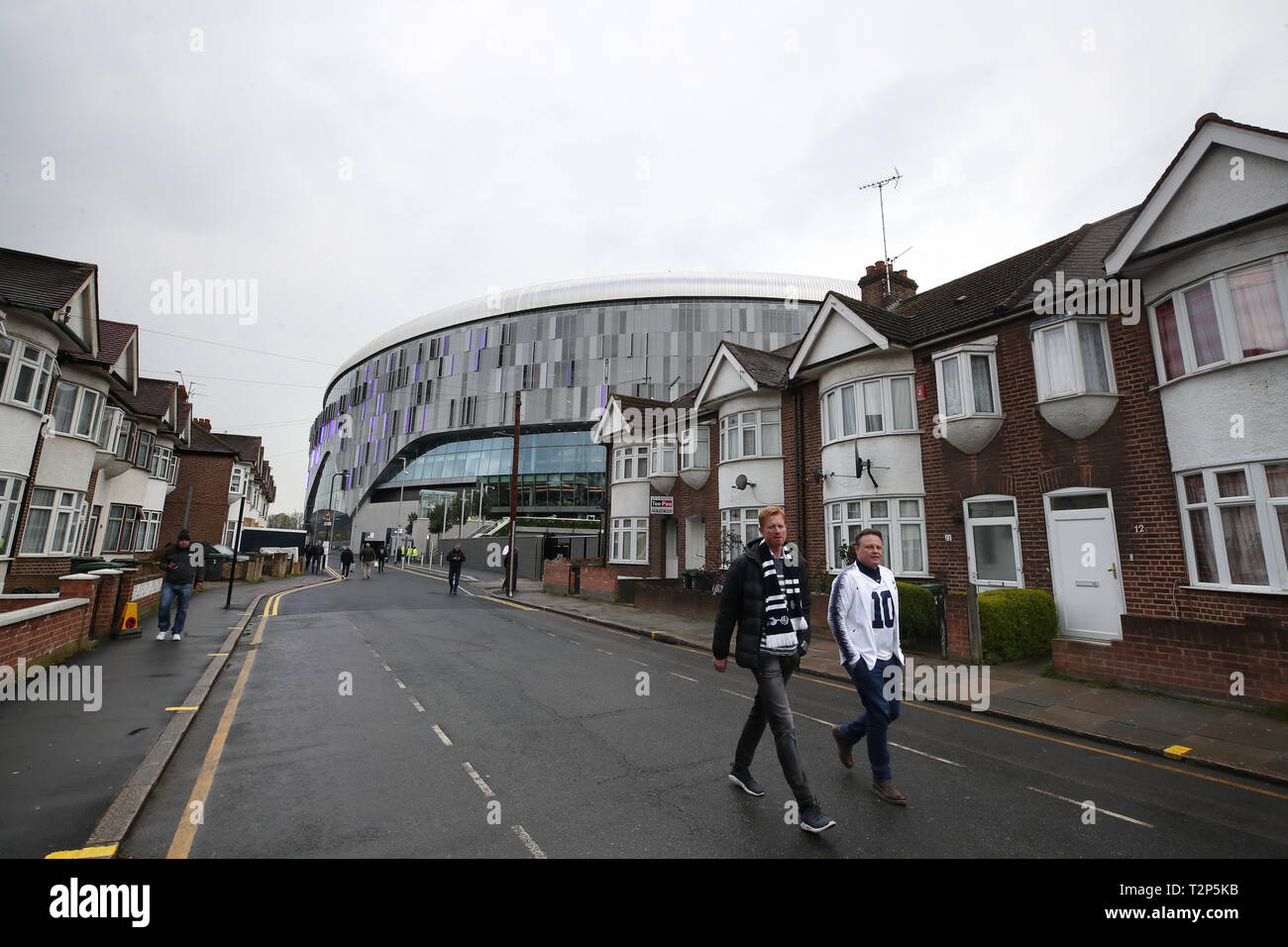 A general view of the new stadium from Worcester Avenue during the ...
