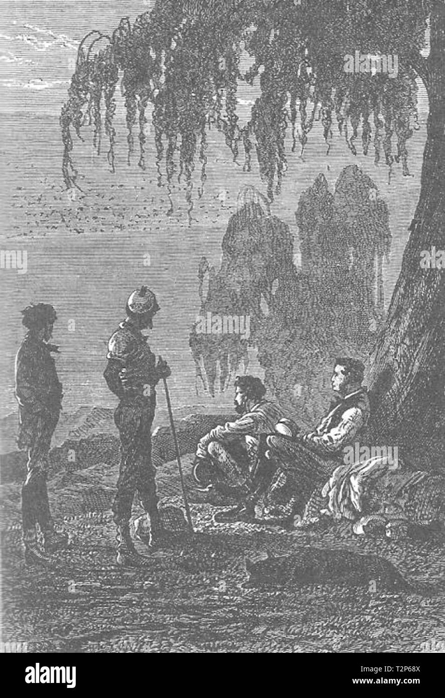 Vintage etching illustration Stock Photo - Alamy