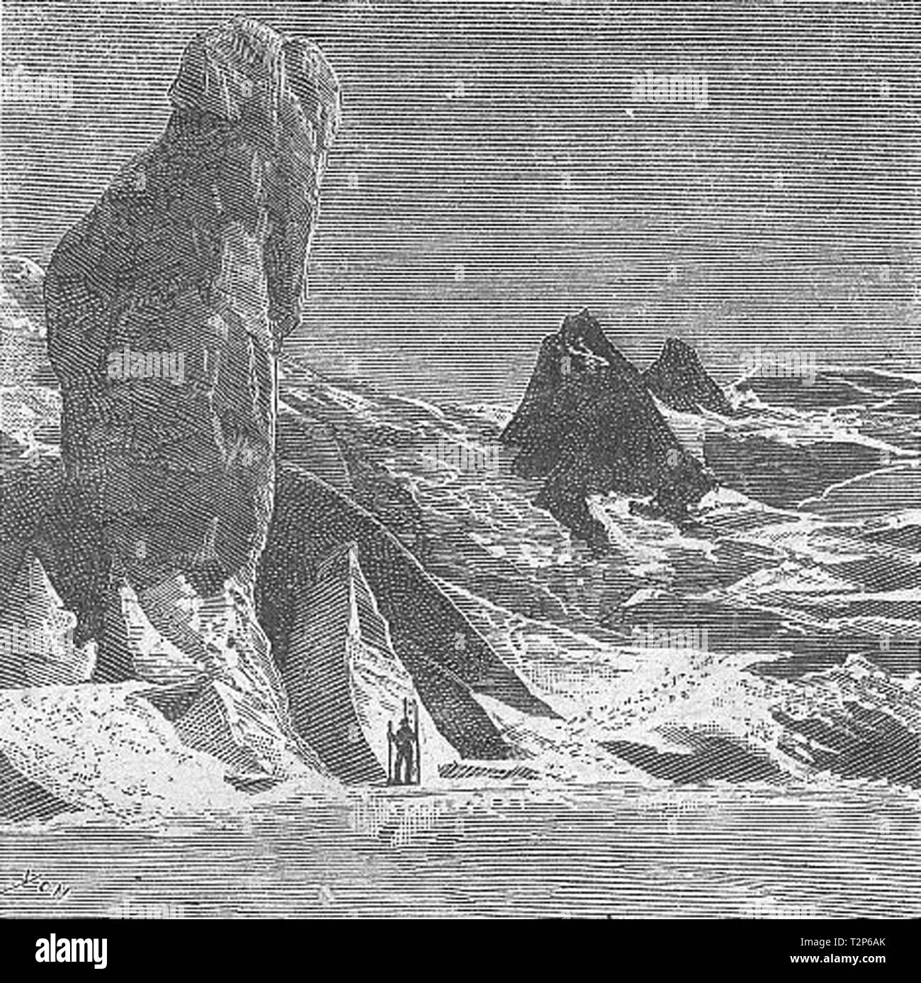 Vintage etching illustration Stock Photo - Alamy