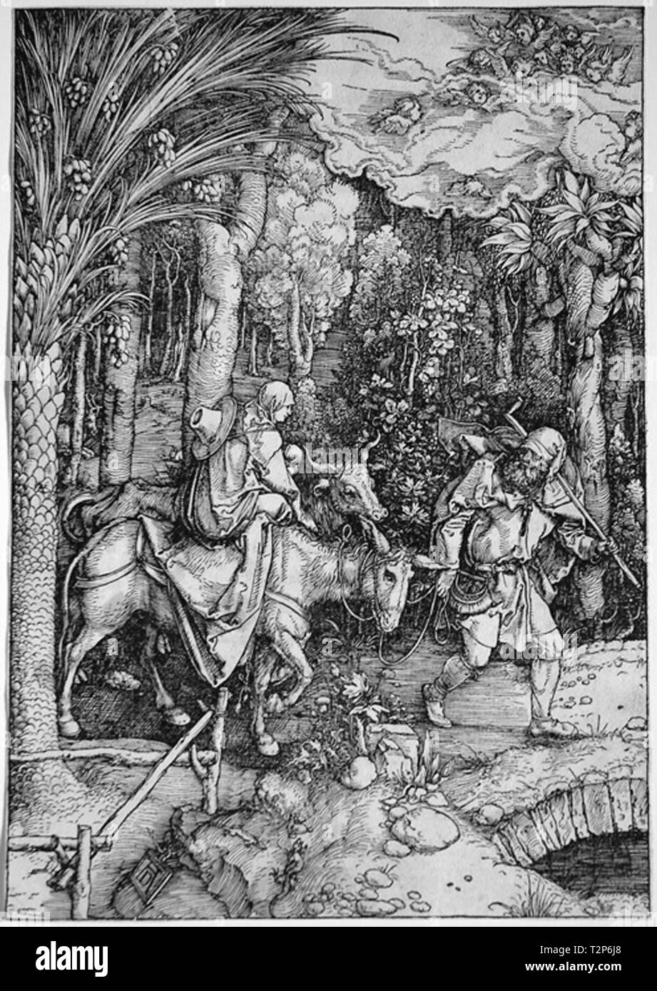 Vintage etching illustration Stock Photo - Alamy