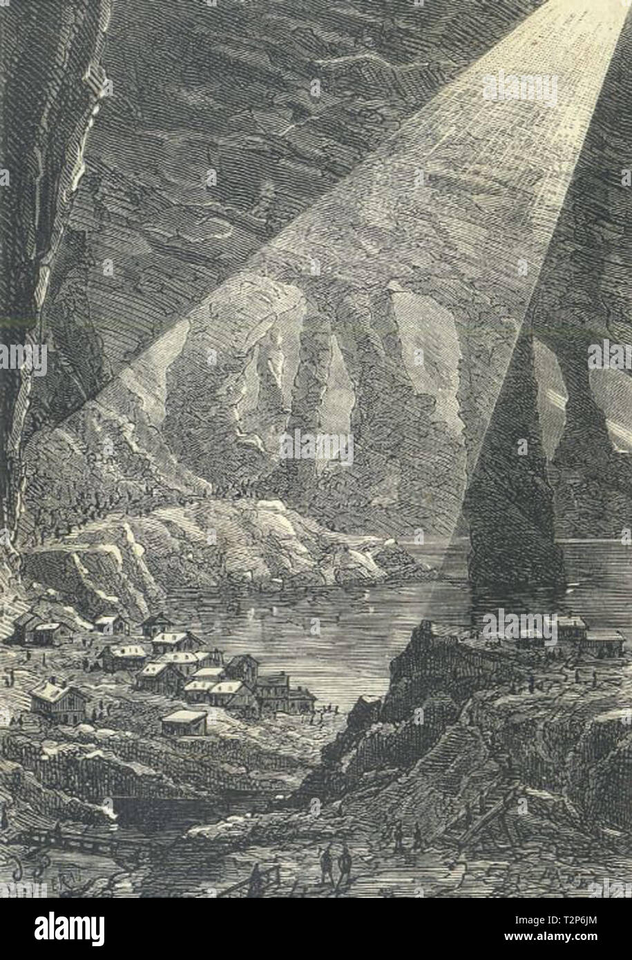 Vintage etching illustration Stock Photo - Alamy