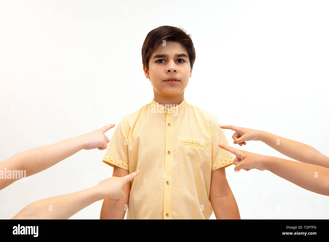 Mocking kid hi-res stock photography and images - Alamy