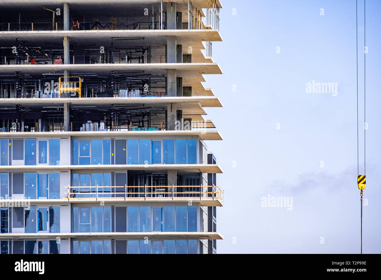 Detail of building under construction Stock Photo - Alamy