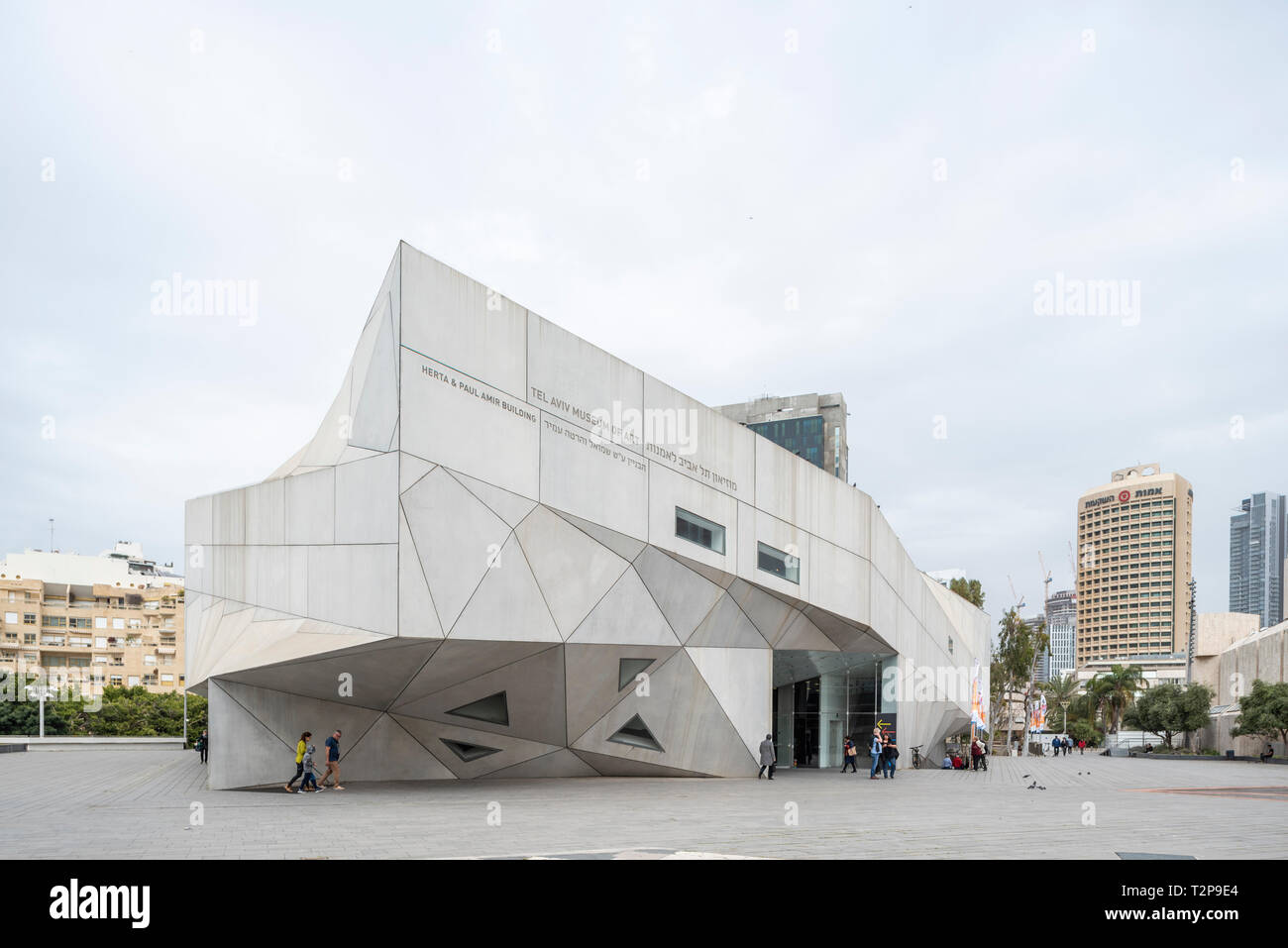 Israel, Tel Aviv-Yafo - 30 March 2019: Herta and Paul Amir building ...