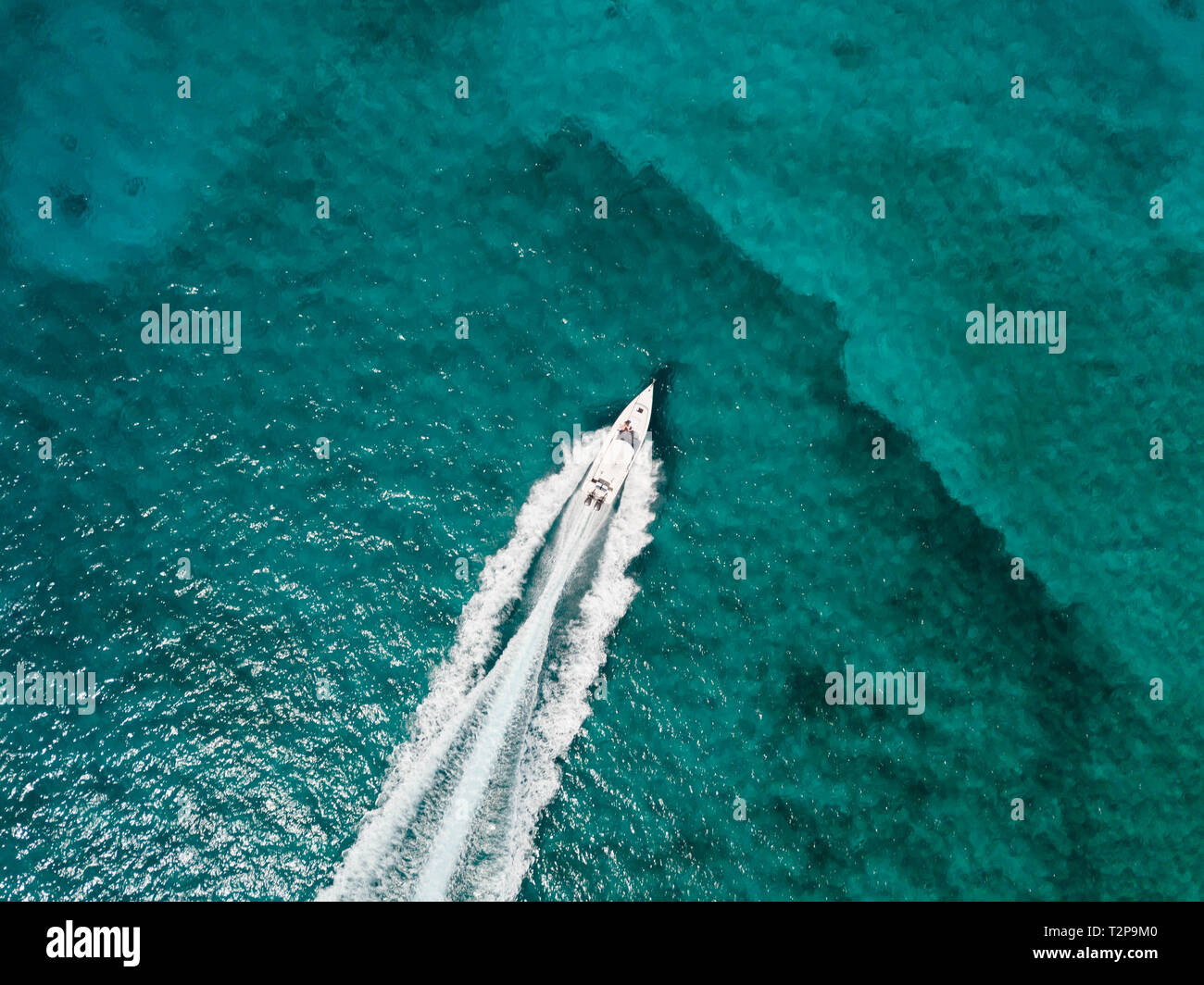 drone bird view of exuma in the bahamas. summer Stock Photo - Alamy