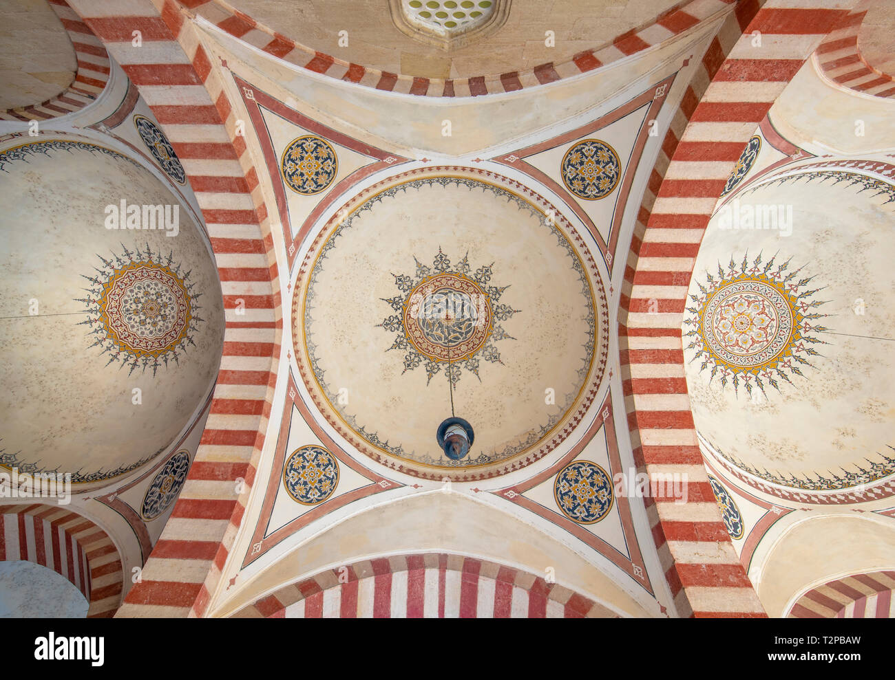 Courtyard of Selimiye Mosque in Edirne, Turkey. UNESCO World Heritage ...