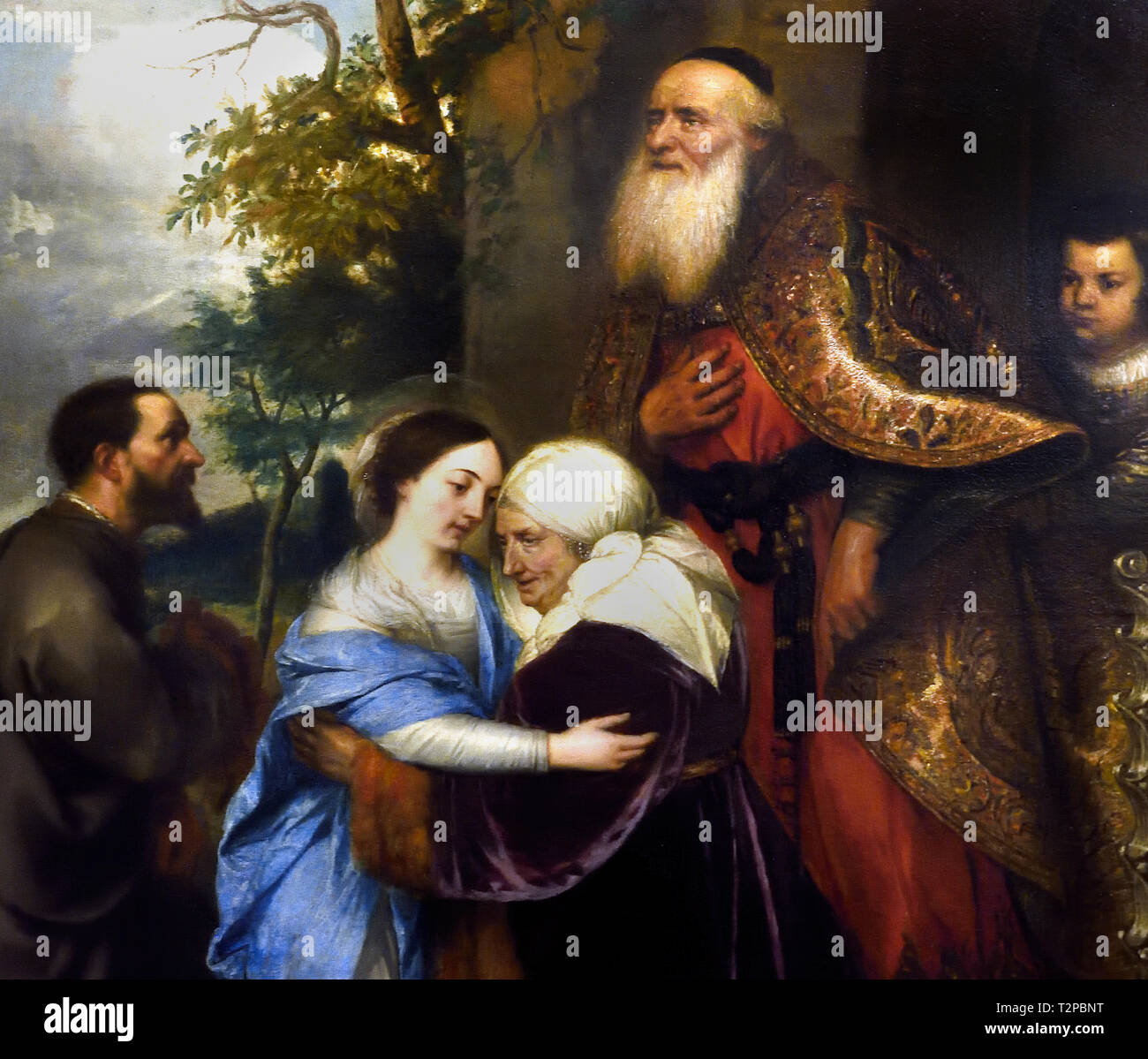 The Virgin Visiting Elizabeth, Jan LIEVENS 1607 – 1674, The Netherlands ...