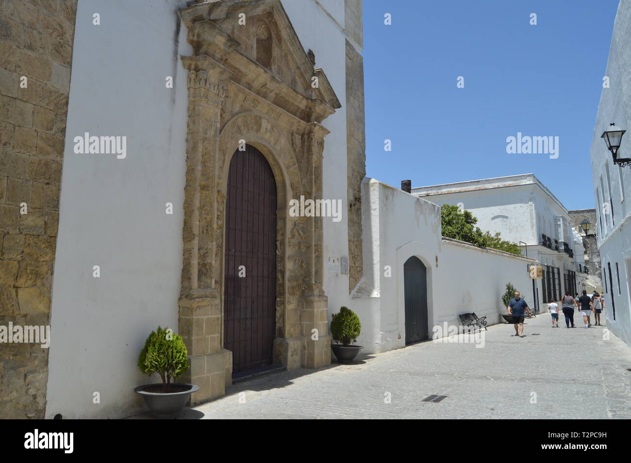 Main Facade Church Of The Convent Of La Concepcion In The Medieval ...