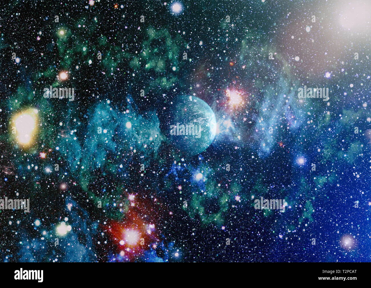 High quality space background. Elements of this image furnished by NASA ...
