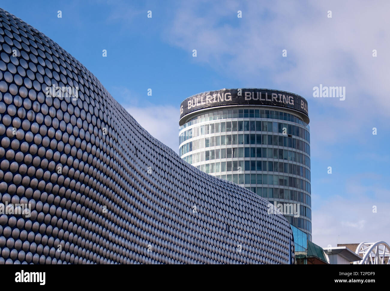 Birmingham, England - March 17 2019: Two of Birmingham's most famous ...
