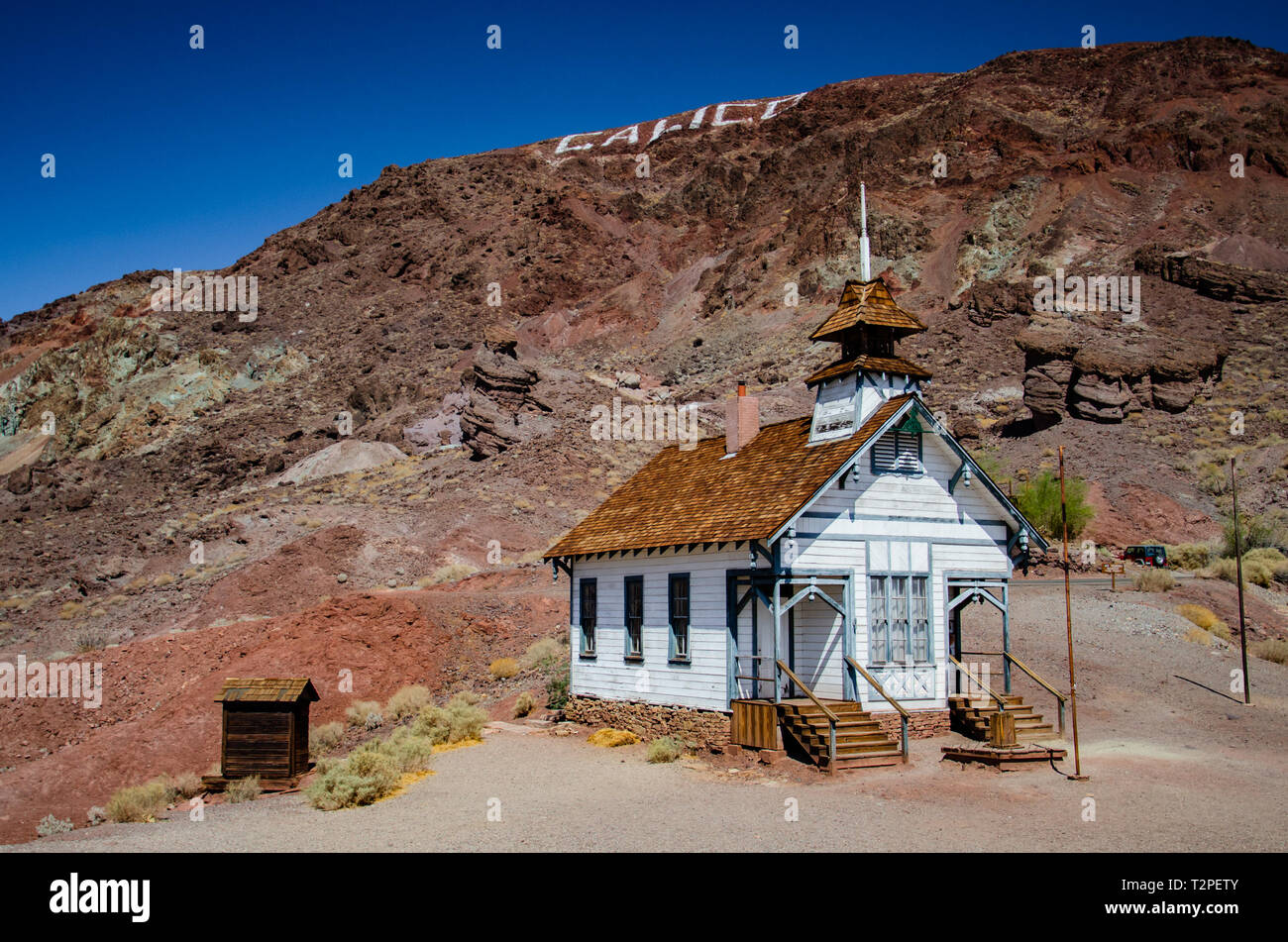 Calico is a former silver mining town which is now a ghost town. Here ...