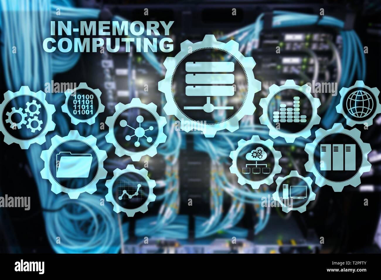 In-Memory Computing. Technology Calculations Concept. High-Performance ...