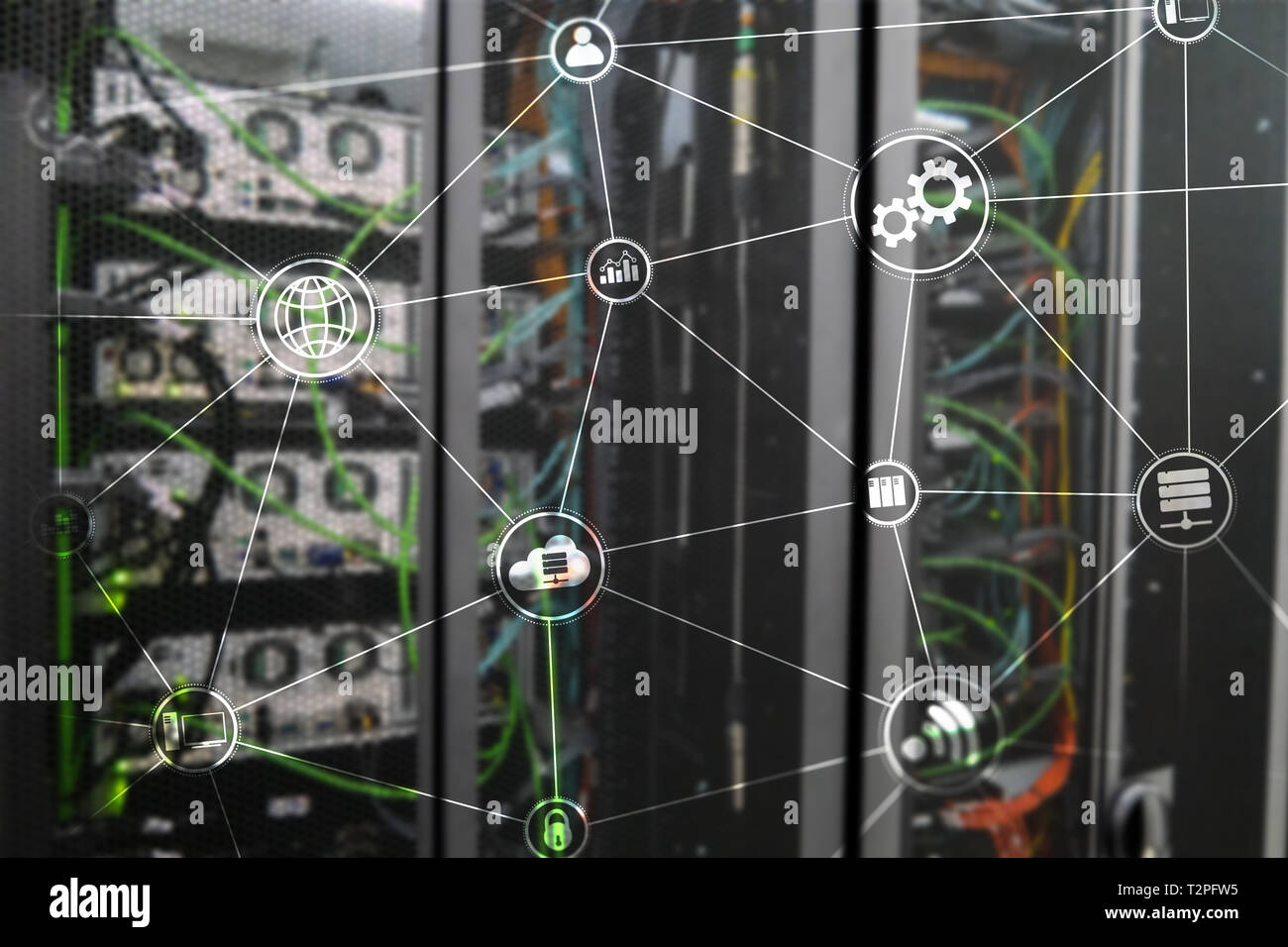Virtual enterprise network architecture hi-res stock photography and ...