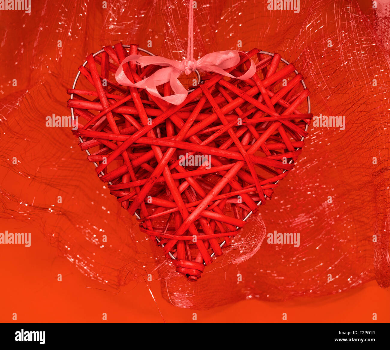 Handkrafted love heart Stock Photo - Alamy