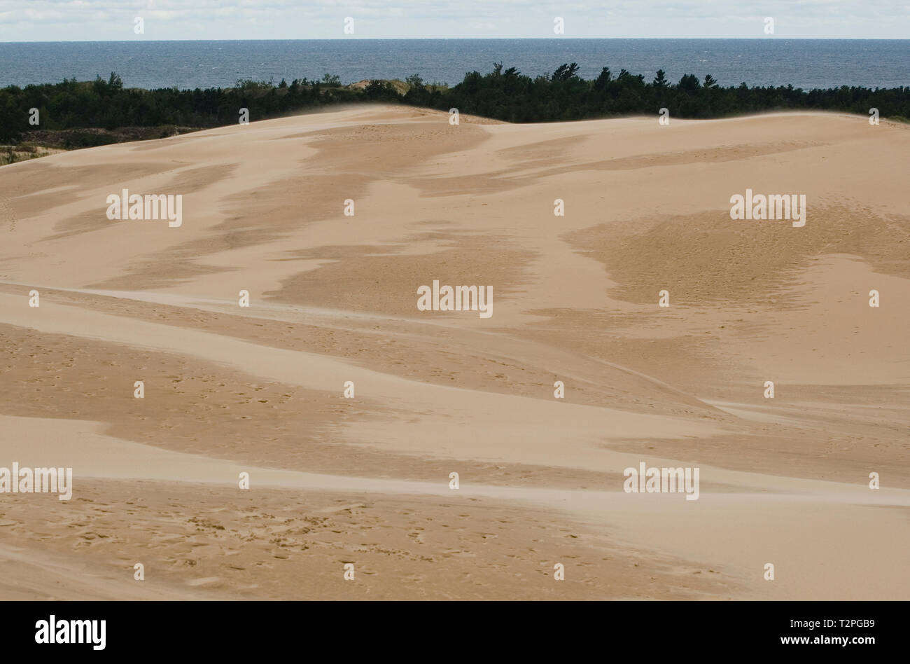 Silver Lake State Park Sand Dunes, Michigan Stock Photo - Alamy