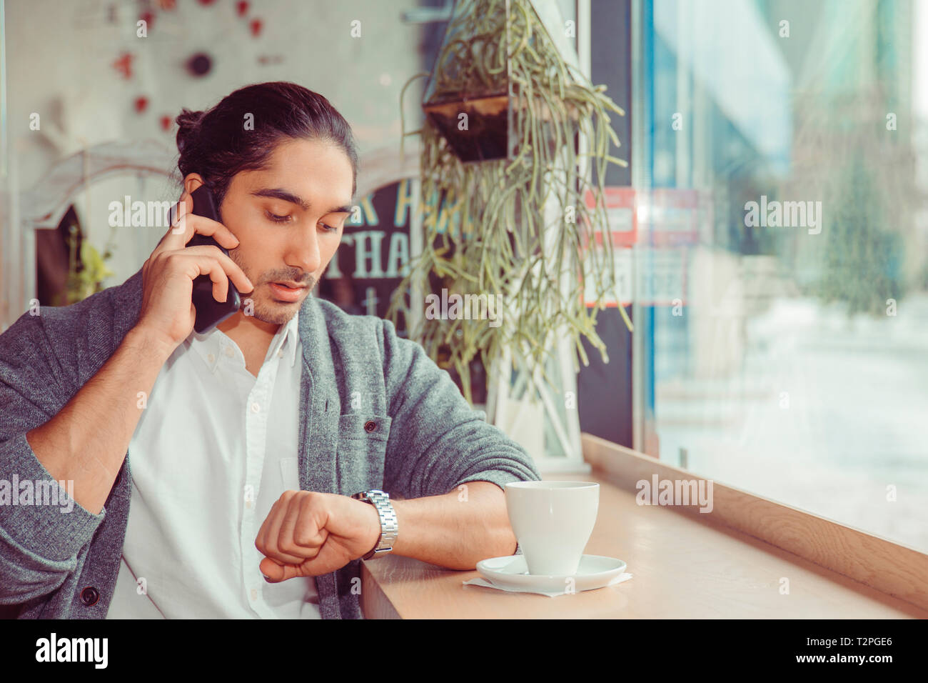 Talk wrist hi-res stock photography and images - Alamy