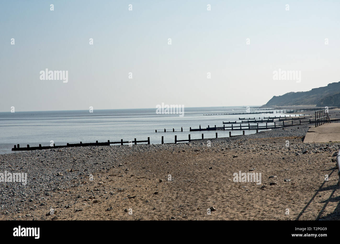 Groynes on Cromer beaches, Norfolk, UK Stock Photo - Alamy