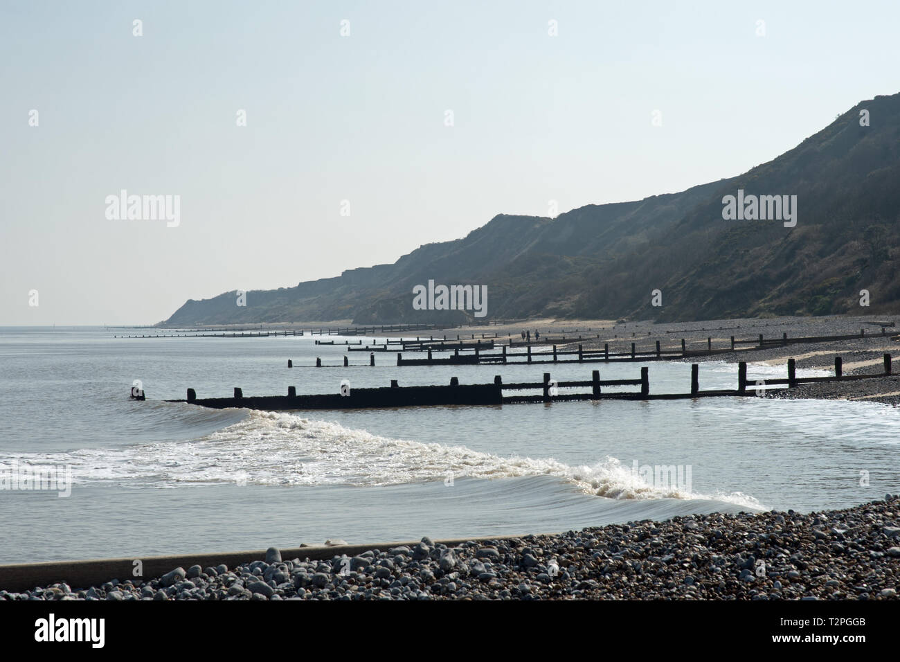 Groynes on Cromer beaches, Norfolk, UK Stock Photo - Alamy