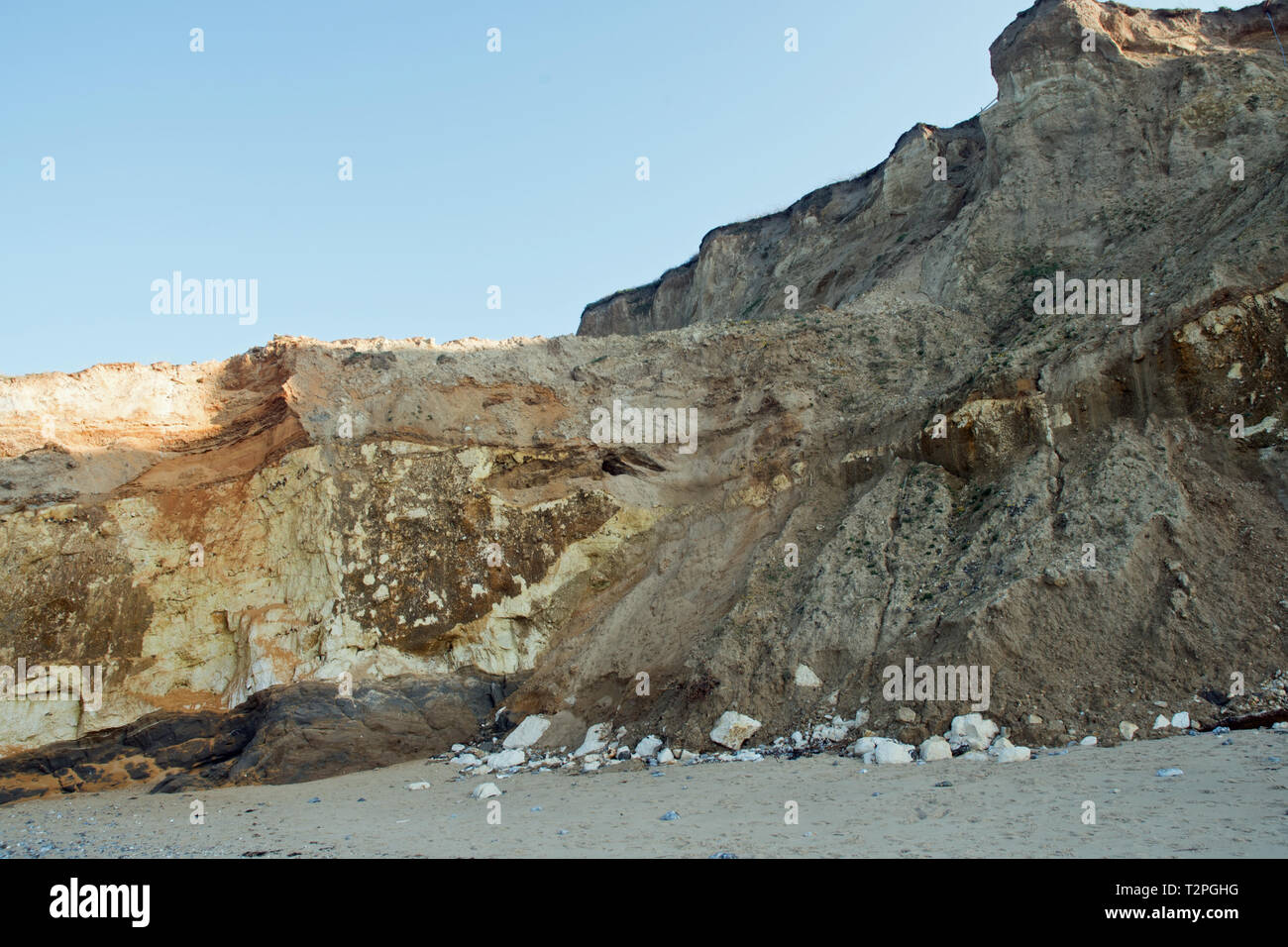 The cliffs between East and West Runton, Norfolk, UK Stock Photo - Alamy