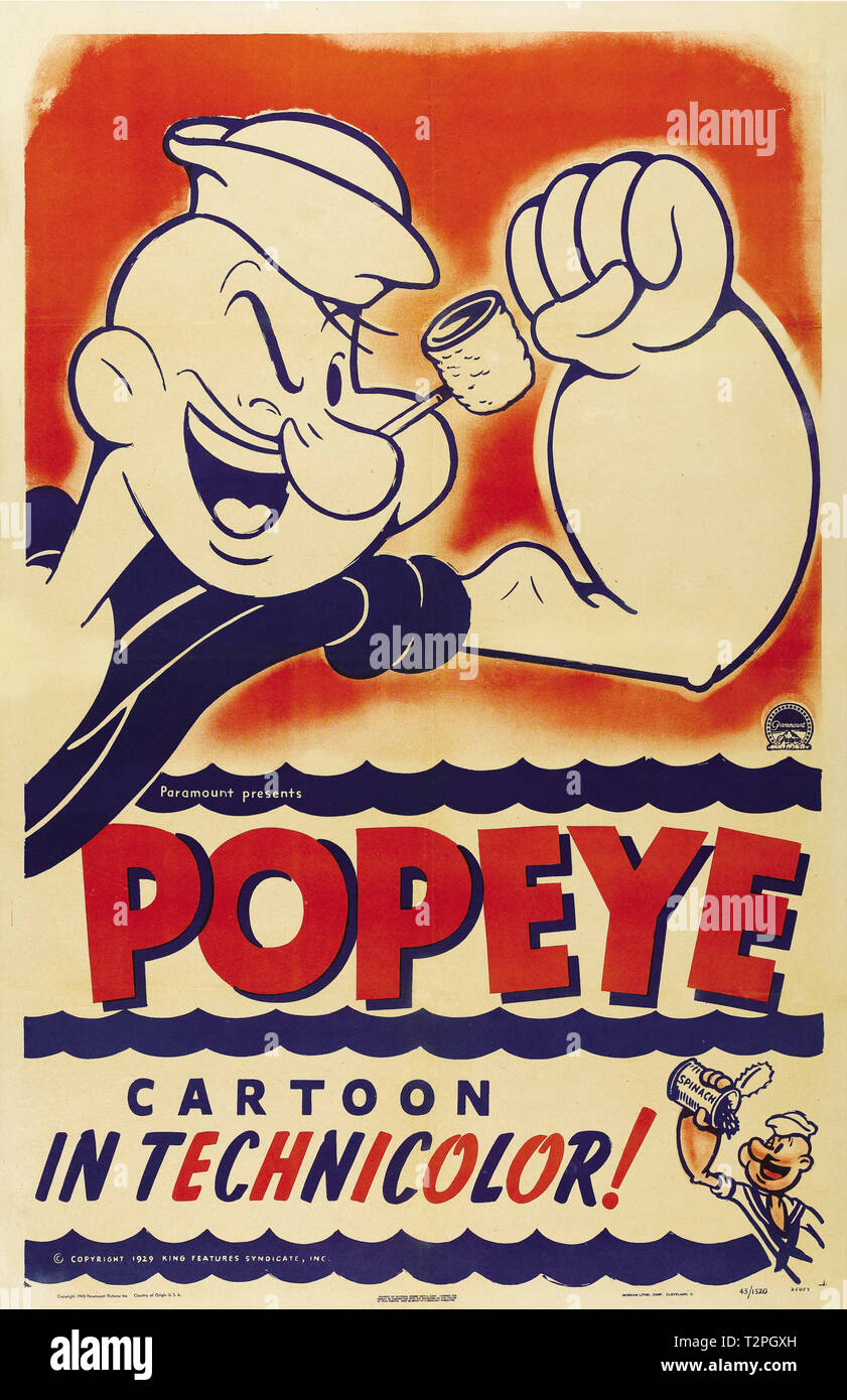 Popeye movie poster hi-res stock photography and images - Alamy