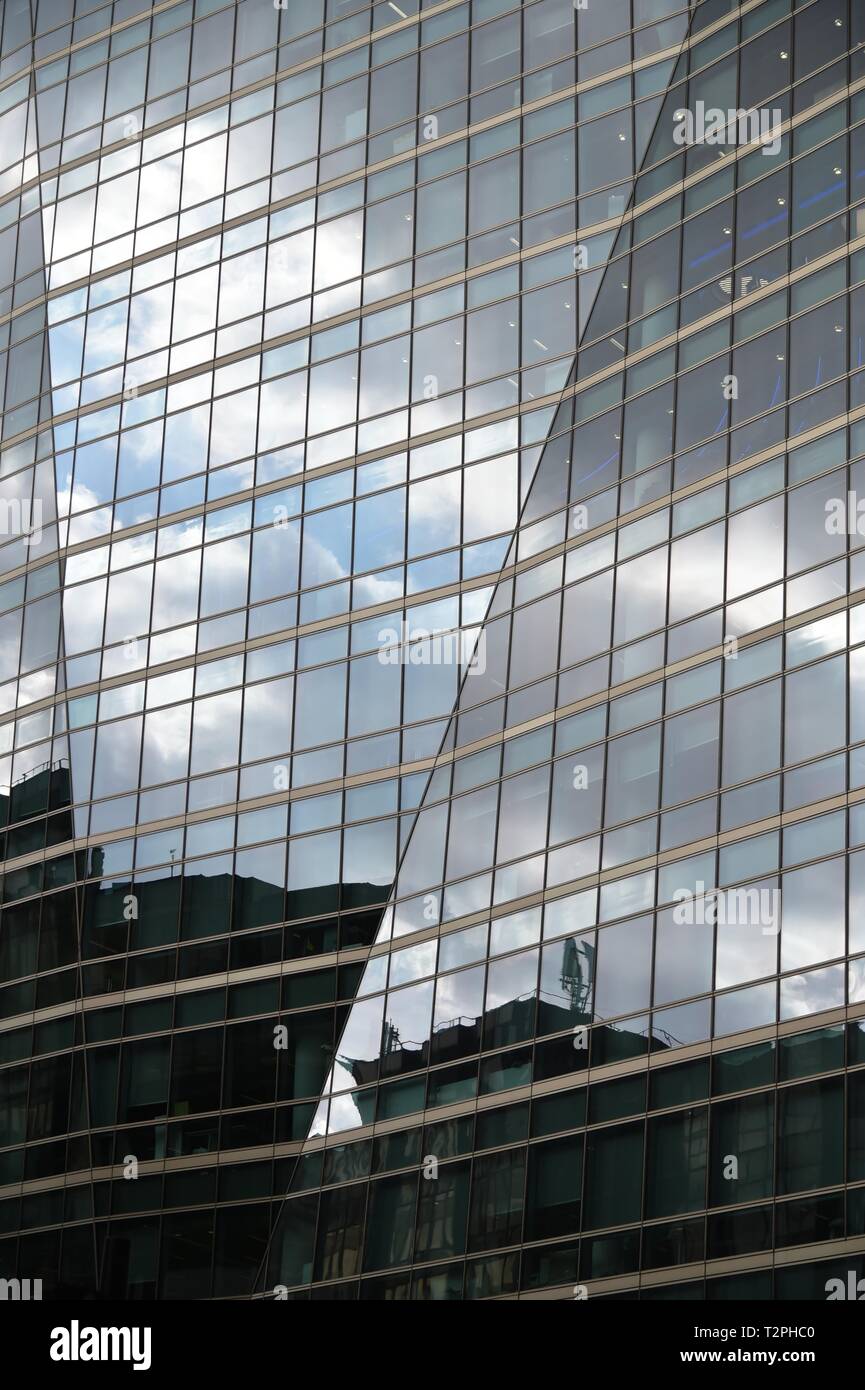 Close up office buildings in London Stock Photo - Alamy