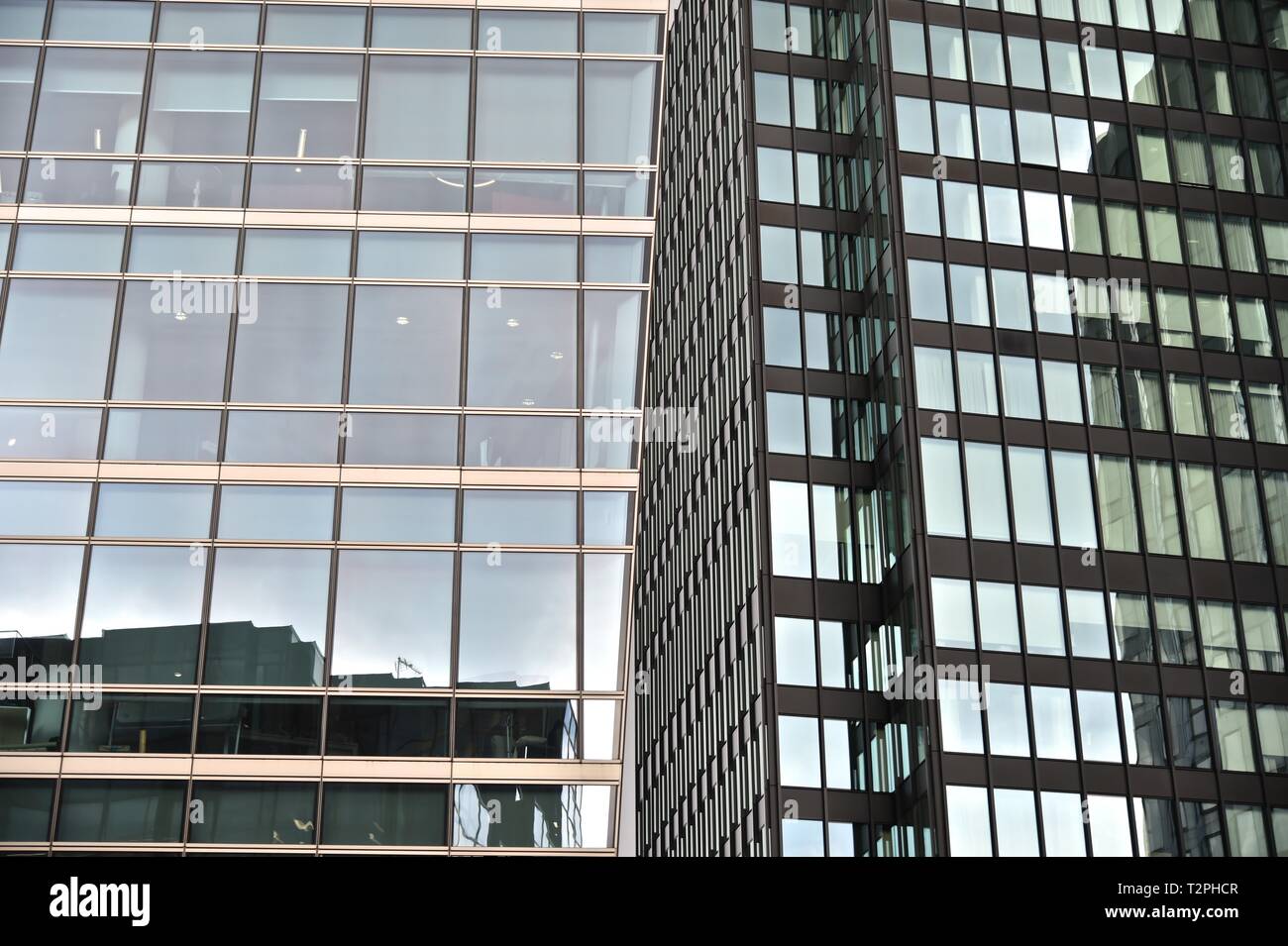 Close up office buildings in London Stock Photo - Alamy