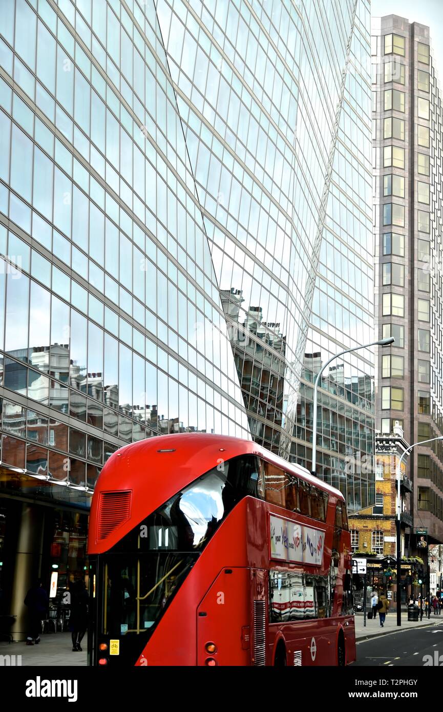 Close up office buildings in London Stock Photo - Alamy