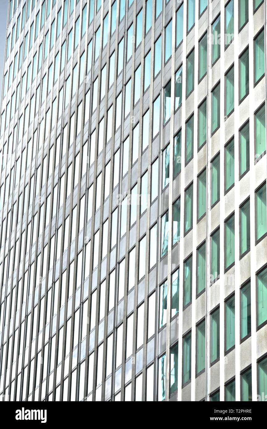 Close up office buildings in London Stock Photo - Alamy