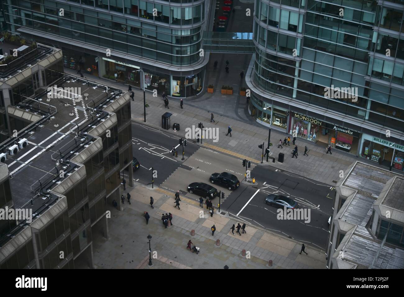 Aerial views of London Victoria from Westminster Cathedral Stock Photo ...