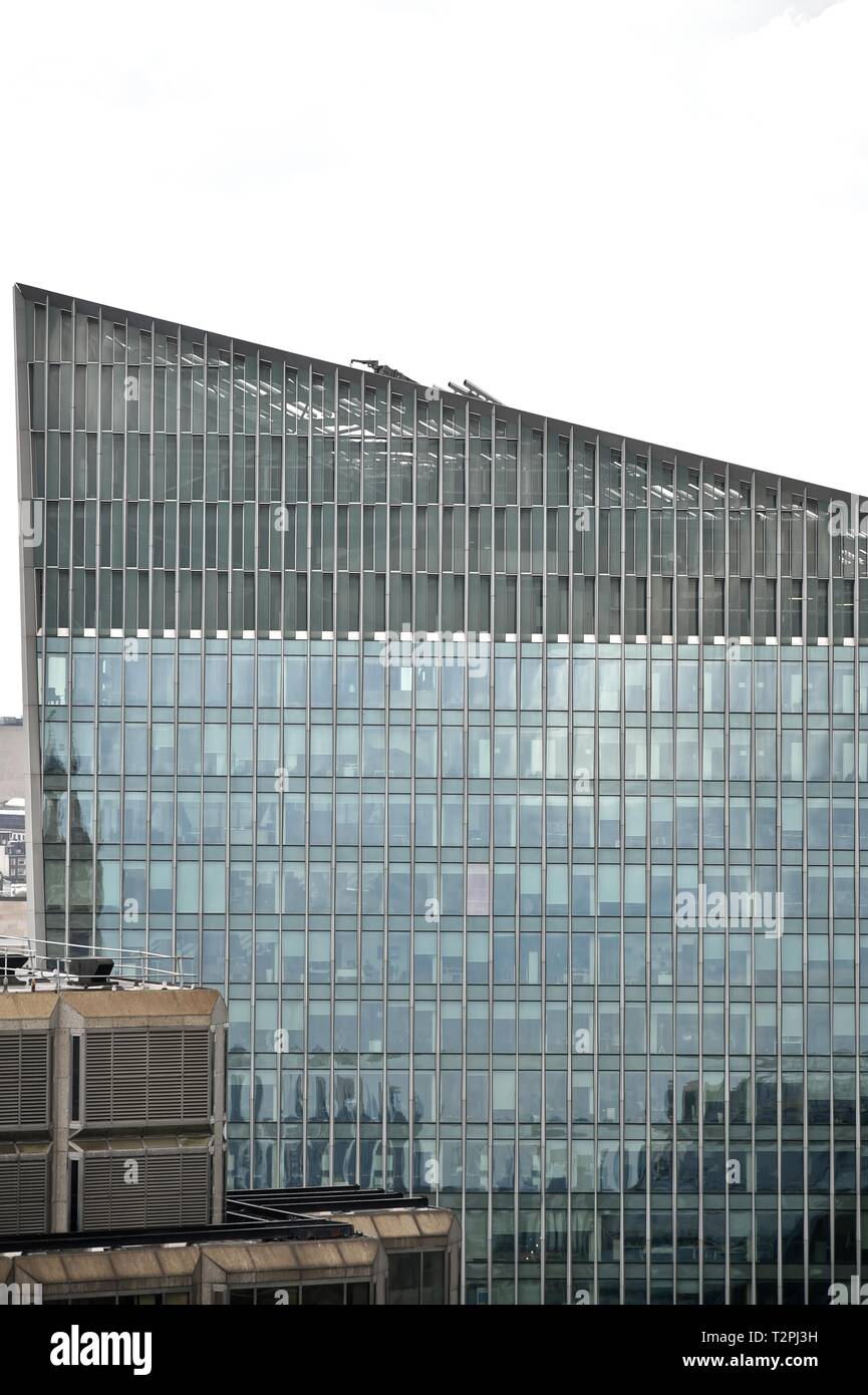 Close up office buildings in London Stock Photo - Alamy
