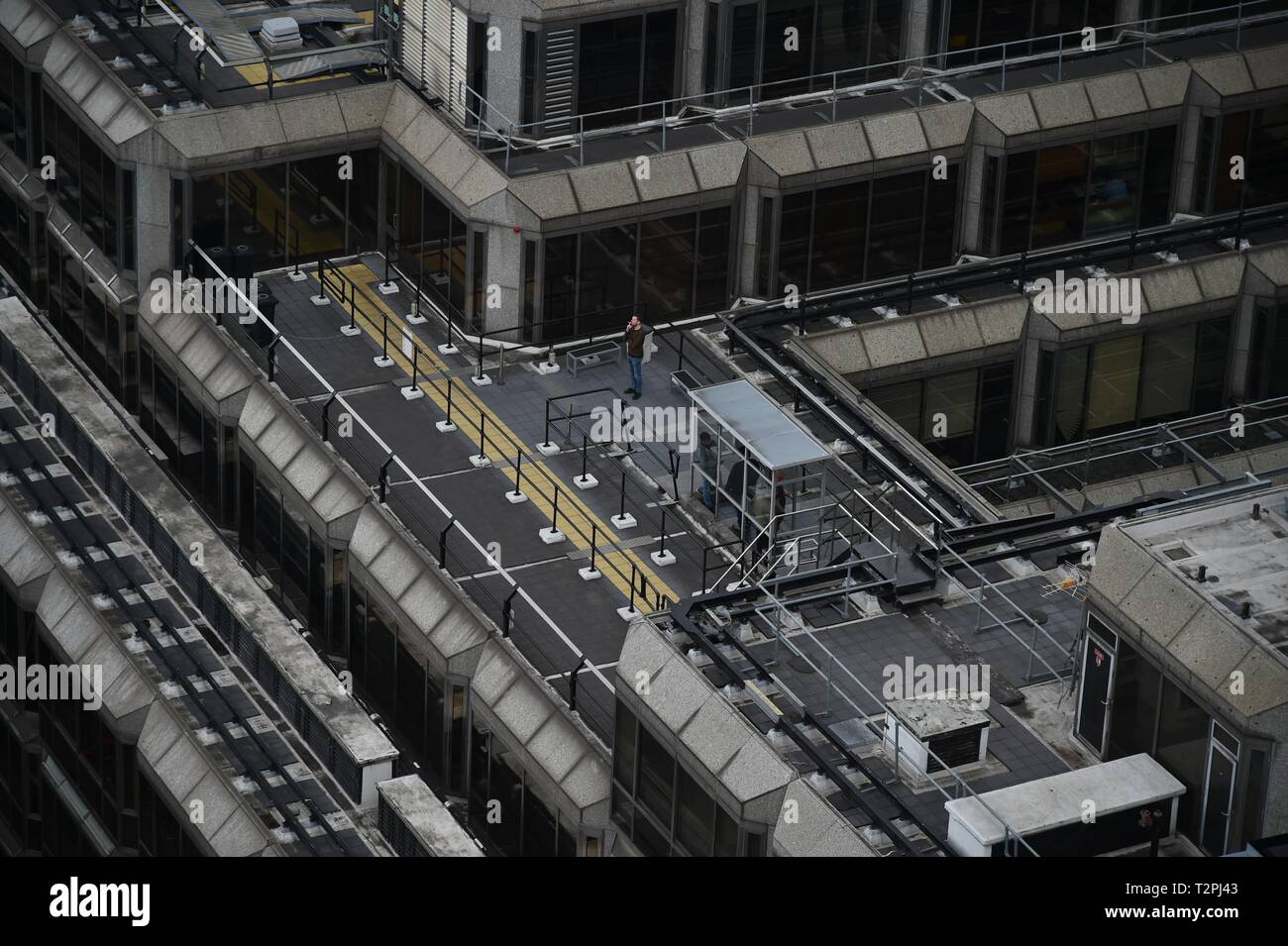 Aerial views of London Victoria from Westminster Cathedral Stock Photo ...