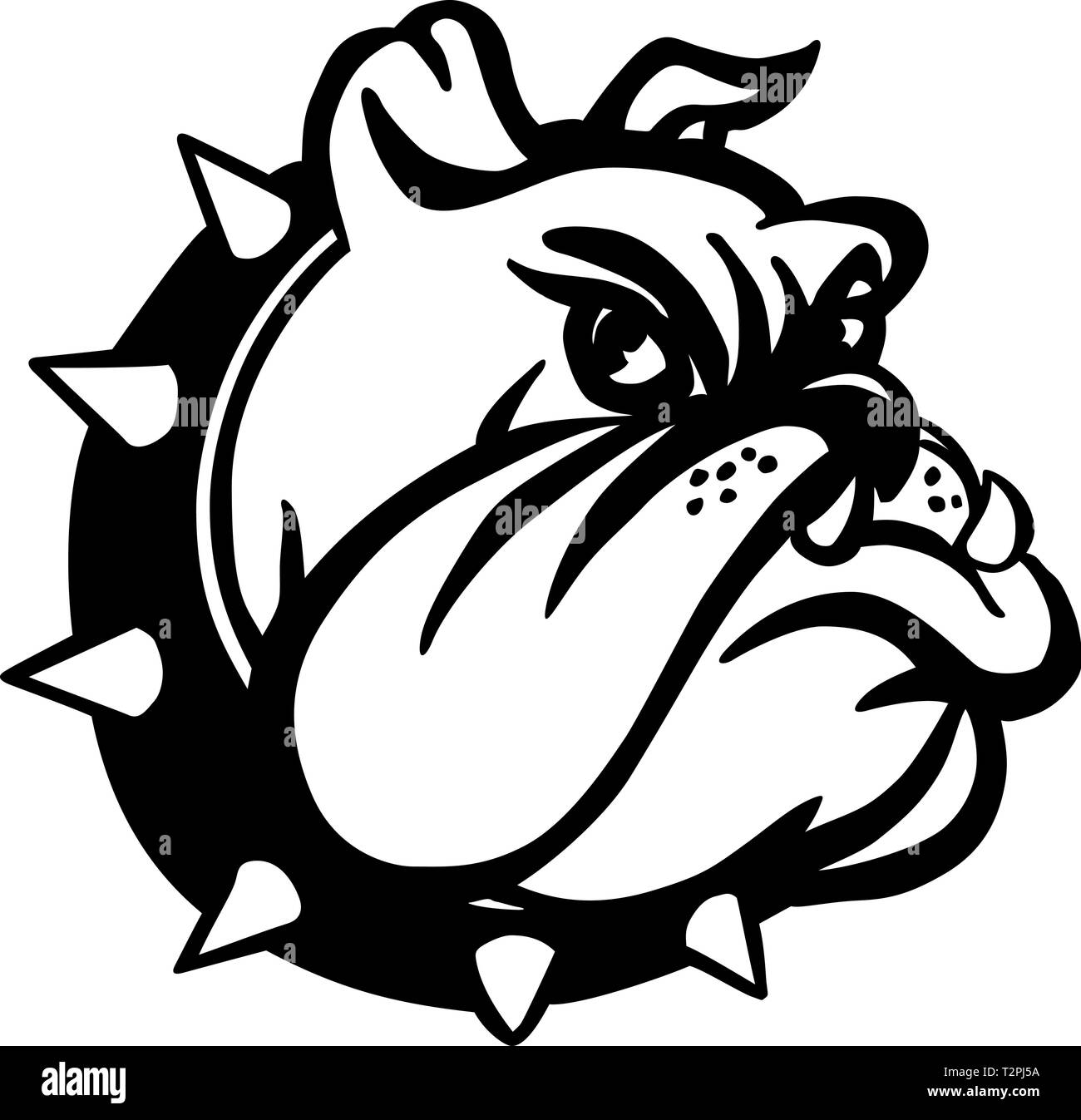 Bulldog Cartoon Vector Illustration Stock Vector Image & Art - Alamy