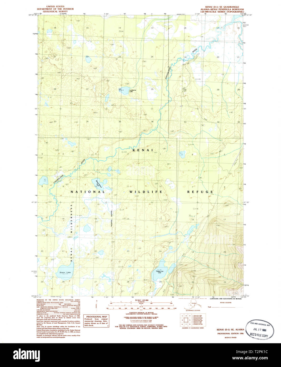 Kenai Geologic Map Legend