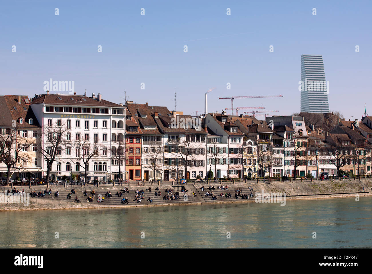Roche tower basel hi-res stock photography and images - Alamy
