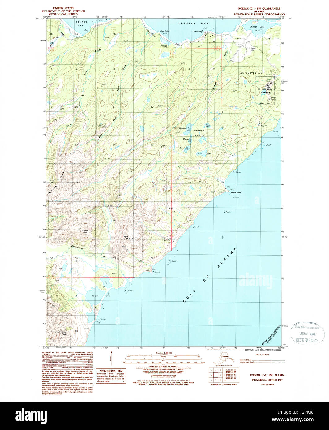 Sw alaska map hi-res stock photography and images - Alamy
