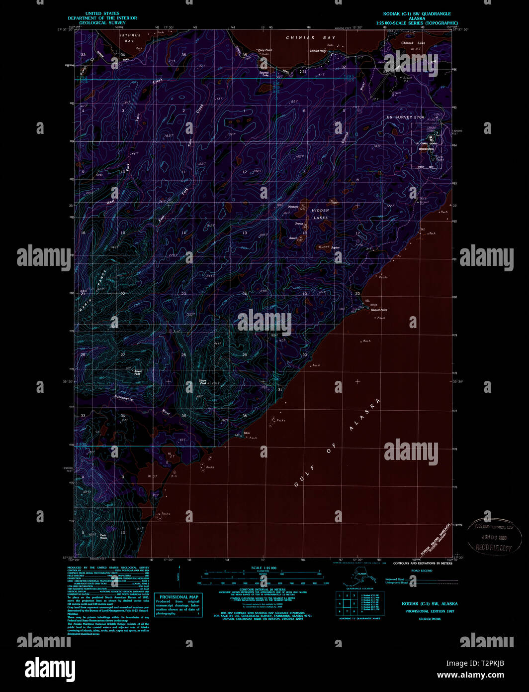 Sw alaska map hi-res stock photography and images - Alamy