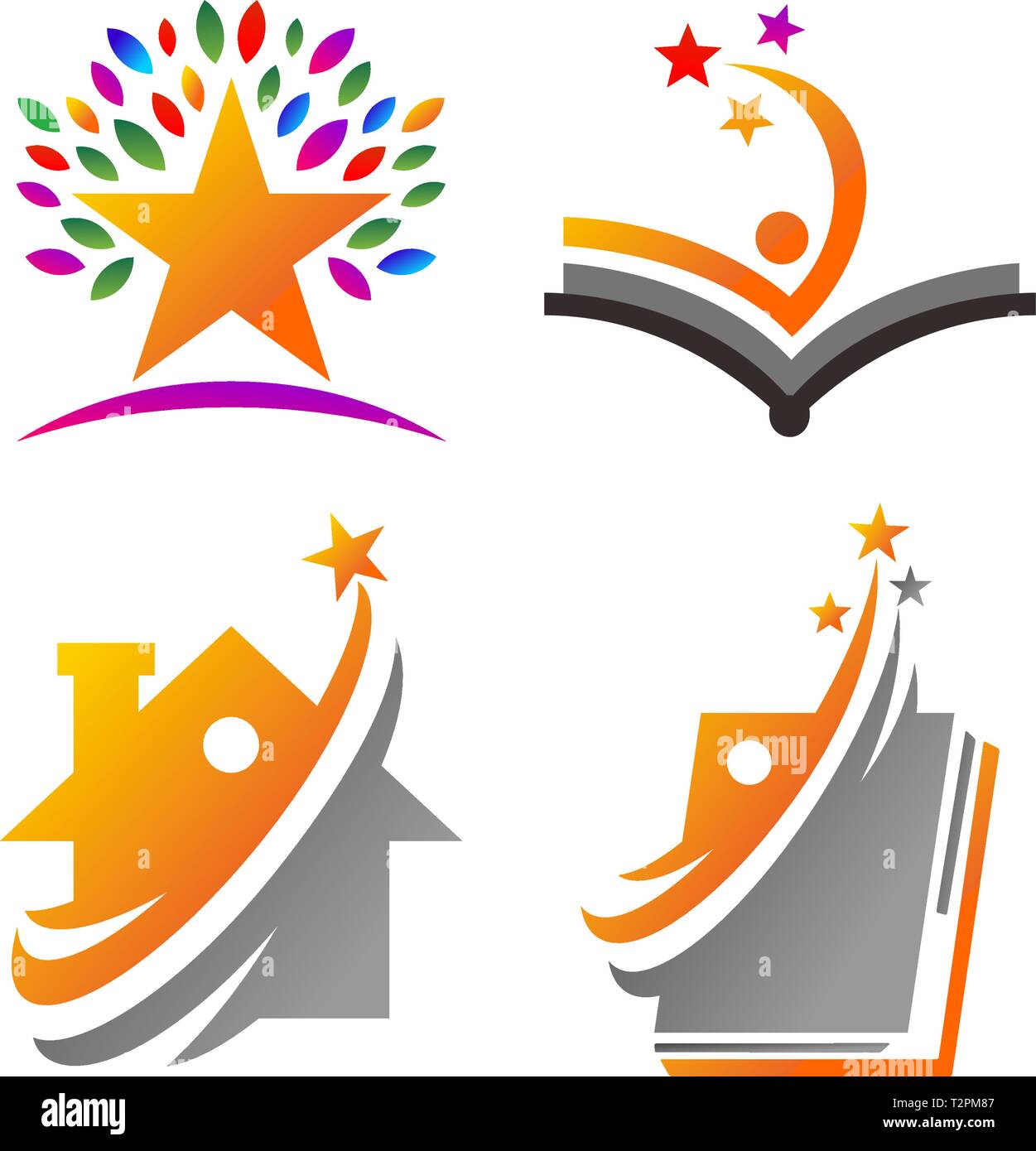 Success Star Logo Design Template Isolated Stock Vector Image & Art - Alamy