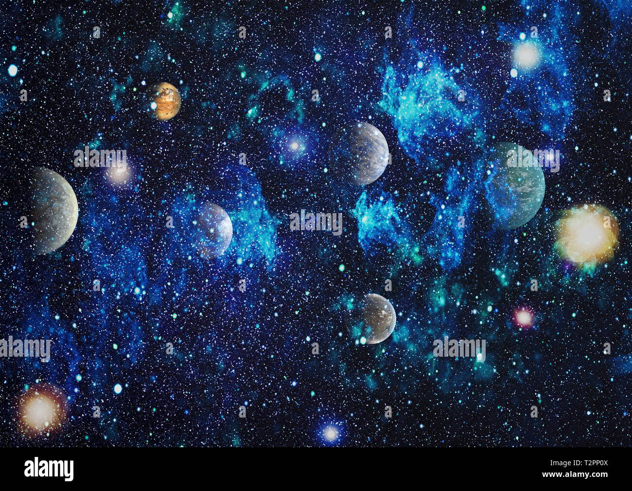 High quality space background. Elements of this image furnished by NASA ...